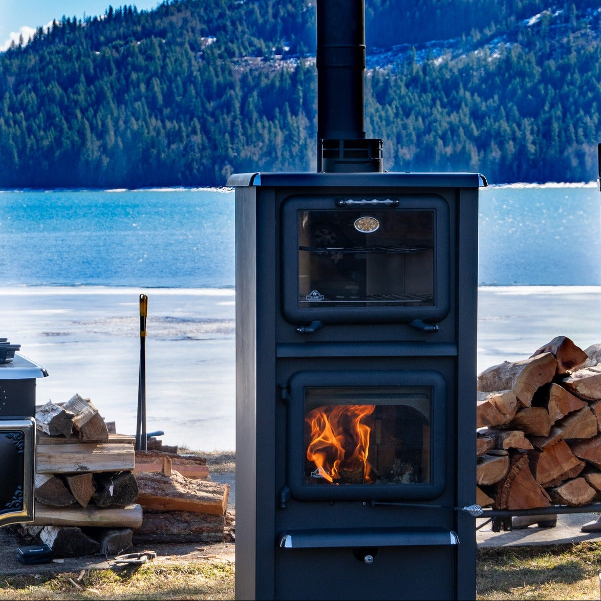 JA Roby Gemini Stacked Wood Cookstove – Stove Shop